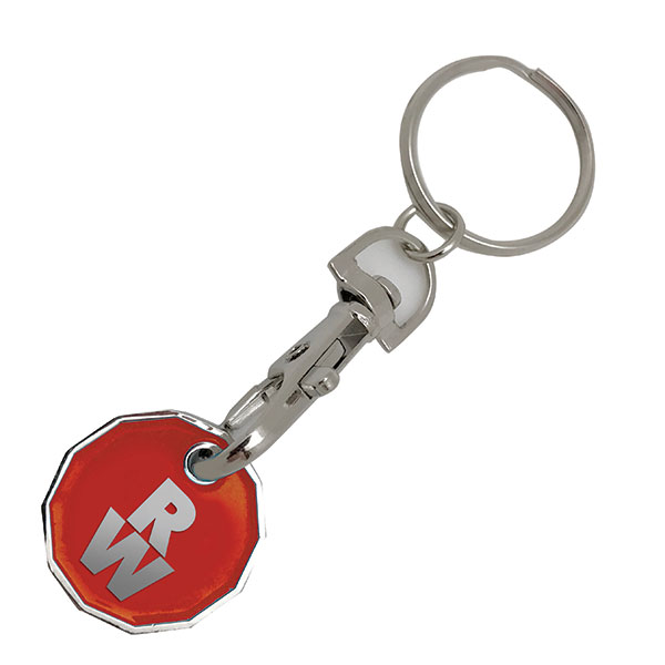 Soft Enamel Trolley Token Key Ring | LSi