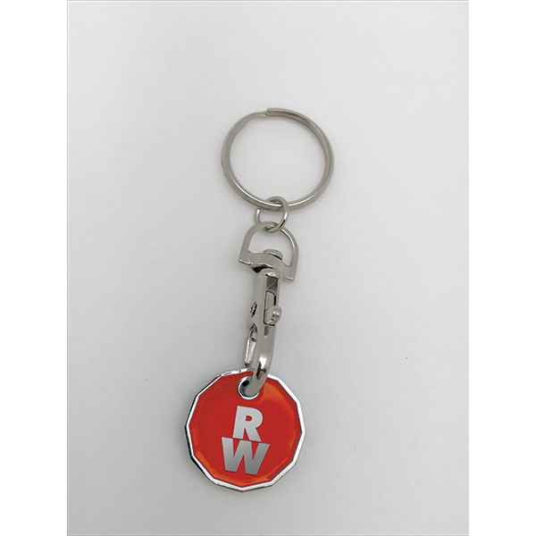 Soft Enamel Trolley Token Key Ring | LSi