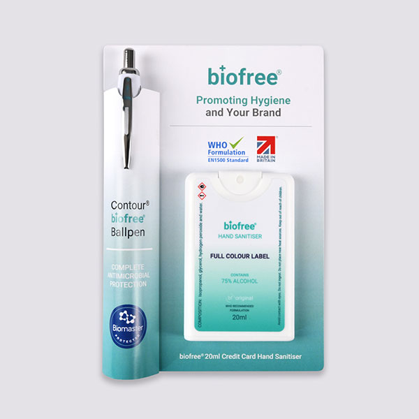 biofree Duo - Contour Pen and Hand Sanitiser | LSi